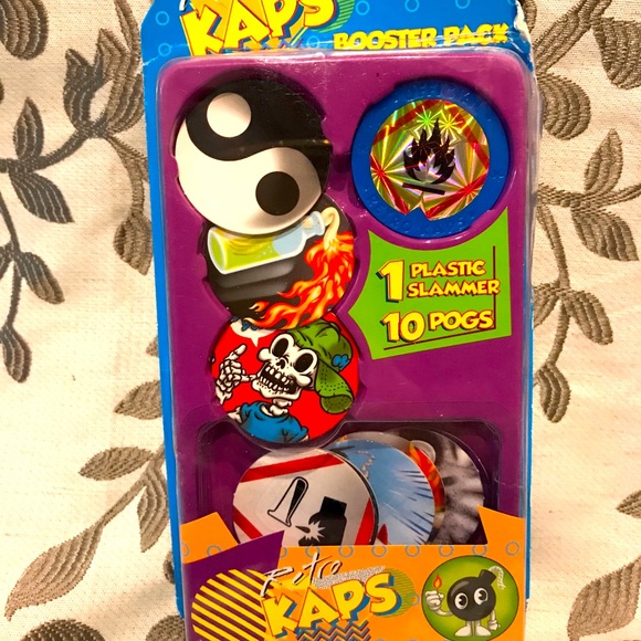 Toys | Retro Kaps Booster Pack Toy Flame Slammer | Poshmark